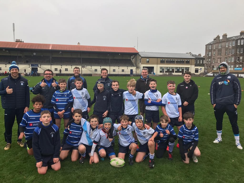 Heriot’s Rugby Super6 players coach next generation at Goldenacre ...