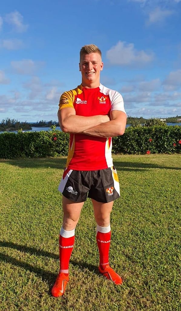 Heriot’s Rugby Super6 centre Robbie Chalmers playing in World Tens ...